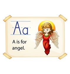 Flashcard letter d is for dad Royalty Free Vector Image