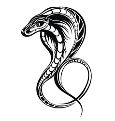 Ouroboros or uroboros serpent snake and triquetra Vector Image