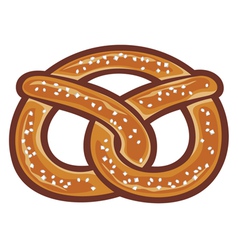 Pretzel Royalty Free Vector Image - VectorStock
