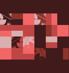 Grunge revival pattern artwork design composition Vector Image