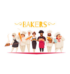 Bakers Royalty Free Vector Image - VectorStock