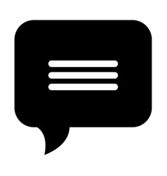 Speech bubble isolated icon Royalty Free Vector Image