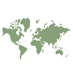 Place map symbol icon set outline Royalty Free Vector Image