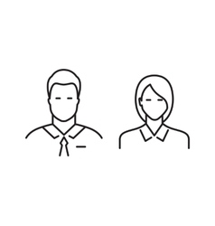 Collection of men and women people workers Vector Image