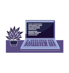 Set webside code programmer technology Royalty Free Vector