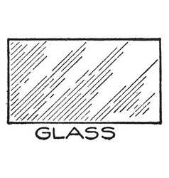 Mechanical drawing cross hatching of material Vector Image