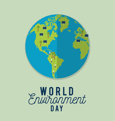 World environment day Royalty Free Vector Image