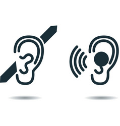 Deaf Royalty Free Vector Image - VectorStock