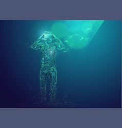 Vitruvian man Royalty Free Vector Image - VectorStock