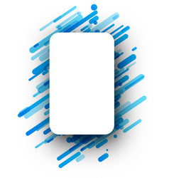 Colorful rectangular abstract background on white Vector Image