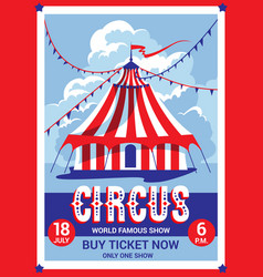 Bright poster template Royalty Free Vector Image