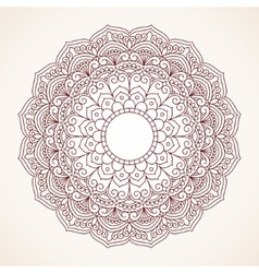 Ornamental round lace pattern Royalty Free Vector Image