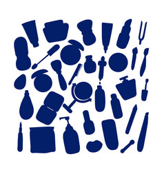 Cartoon fire flames color set Royalty Free Vector Image