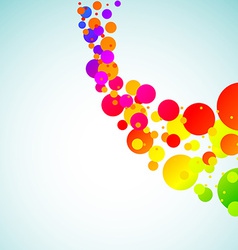 Round colorful abstract background Royalty Free Vector Image