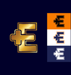 Initial m monogram alphabet in a circle Royalty Free Vector