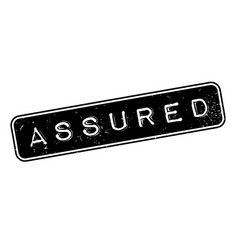 Assured rubber stamp Royalty Free Vector Image