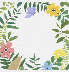 Frame with funny characters Royalty Free Vector Image