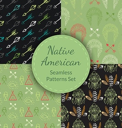 Native american seamless pattern Royalty Free Vector Image