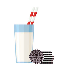 Milk shake Royalty Free Vector Image - VectorStock
