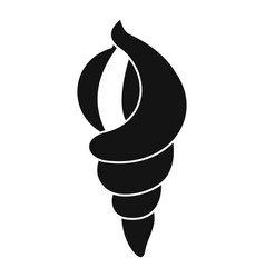 Big shell icon simple style Royalty Free Vector Image