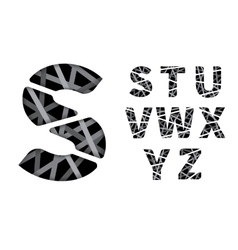 Educational cartoon alphabet letters for kids set Vector Image