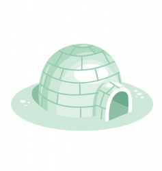 Igloo Royalty Free Vector Image - VectorStock