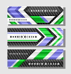 Banners with colorful markers Royalty Free Vector Image