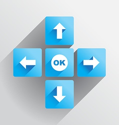 Arrow icons Royalty Free Vector Image - VectorStock