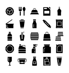 Disposable tableware realistic image Royalty Free Vector