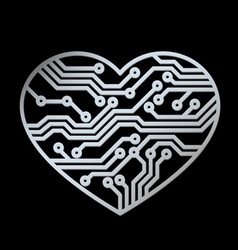 Technology love Royalty Free Vector Image - VectorStock