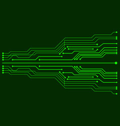 High tech electronic circuit board Royalty Free Vector Image