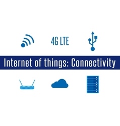 IoT - Connectivity Royalty Free Vector Image - VectorStock