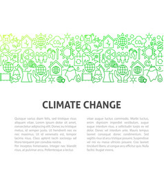 Climate change brochure template layout Royalty Free Vector