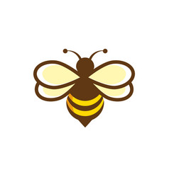 Bee element icon design Royalty Free Vector Image