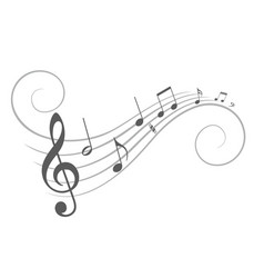 Frame with music notes Royalty Free Vector Image
