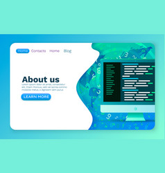 Programming code development program software Vector Image