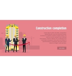 Construction Completion Building Design Web Banner