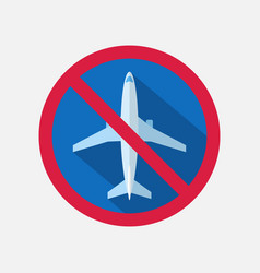 Forbidden sign with air conditioner glyph icon Vector Image