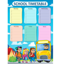 School theme frame 1 Royalty Free Vector Image