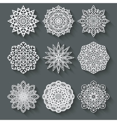 Circular pattern design element Royalty Free Vector Image