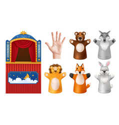 Puppet government concept Royalty Free Vector Image