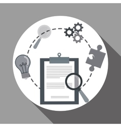 Global solution glyph icon Royalty Free Vector Image