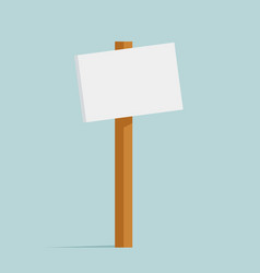Wooden blank board Royalty Free Vector Image - VectorStock
