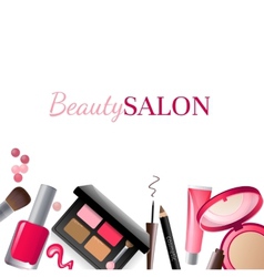 Make up kit Royalty Free Vector Image - VectorStock