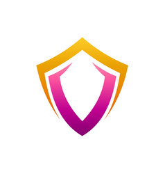 Shield logo template Royalty Free Vector Image