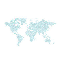 World map connection blue background Royalty Free Vector