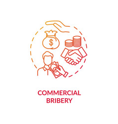 Corruption abuse banner set flat style Royalty Free Vector