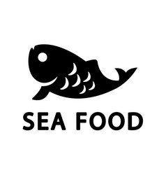 Graphic fish in pot Royalty Free Vector Image - VectorStock