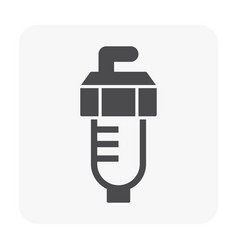 Spark plug car-ignition system engine spare part Vector Image