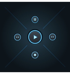 Glossy buttons mega set Royalty Free Vector Image